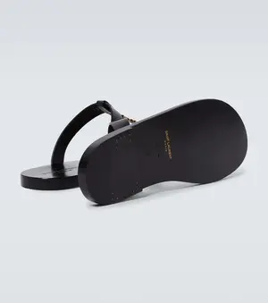 Saint Laurent Cassandre Thong Sandals