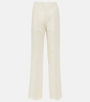 Valentino Garavani Raw Edge Hem Bottoms For Women