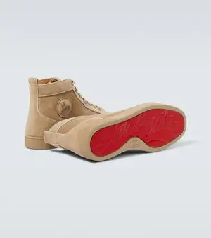 CHRISTIAN LOUBOUTIN Louis High-top Sneakers - Beige