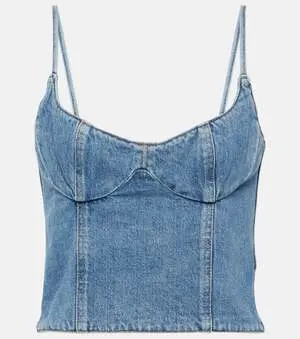 Magda Butrym Denim Bustier