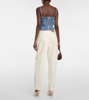 Magda Butrym Denim Bustier