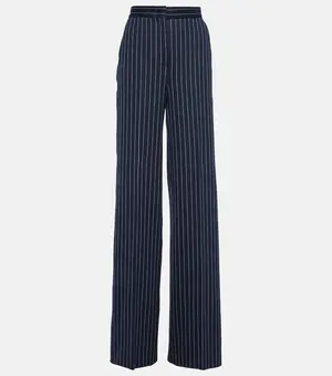 Women's Relaxed Pinstripe Trousers