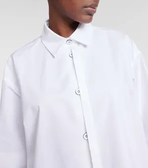 JIL SANDER Cotton Poplin Button-down Shirt