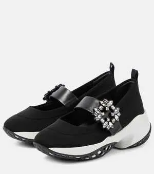 ROGER VIVIER Viv' Match Sneakers - Black