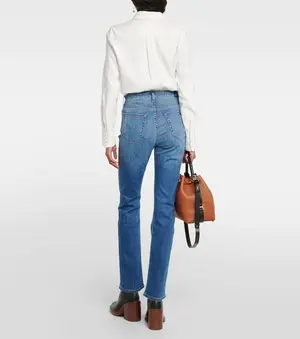 7 For All Mankind High-rise Slim Jeans