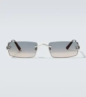 Cartier Panthère De Rectangular Sunglasses - Silver