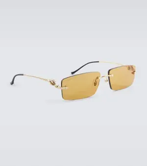 CARTIER Panthère De Rectangular Sunglasses