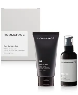 HOMMEFACE 2-step Daily Skincare Set - Heather Gray