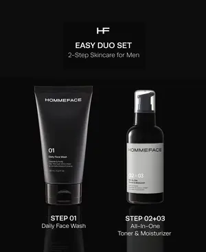 HOMMEFACE 2-step Daily Skincare Set