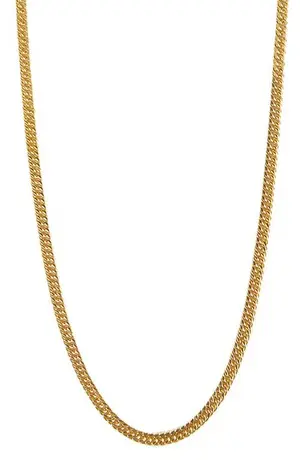 Argento Vivo Flat Cable Chain Necklace