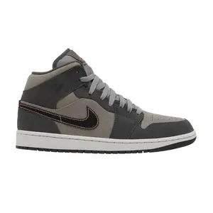 JORDAN 1 Mid Se 'night Stadium' Sneakers - Grey