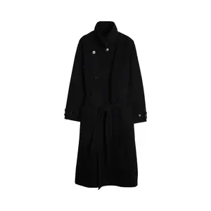 LEMAIRE Wrap Coat - Black