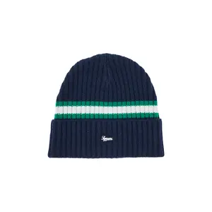 Supreme Stripe Cashmere Beanie - Blue