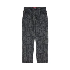 Supreme Needle Punch Regular Jean - Black