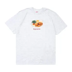 Supreme Chicken Dinner Tee 'ash - Grey