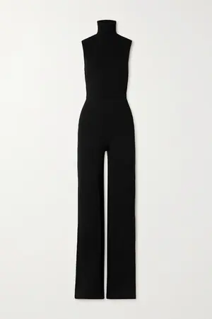Gauge81 Gijon Open-back Knitted Jumpsuit - Black