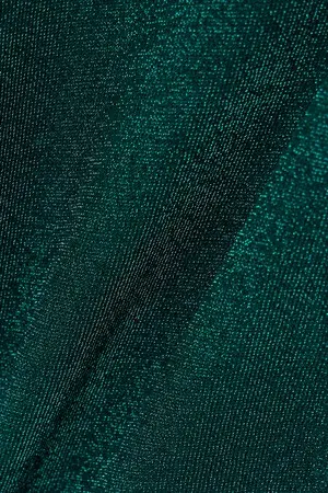 Victoria Beckham Lurex Midi Dress - Green