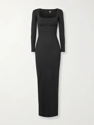 blue dress for baby girl Kendall + Kylie Silk Slip Dress - Black main image 0