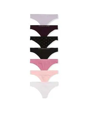Victoria's Secret 5-pack Seamless Thong Panties - Print