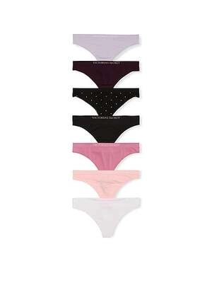Victoria's Secret 5-pack Seamless Thong Panties - Print