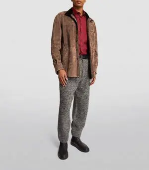 Giorgio Armani Suede Field Jacket