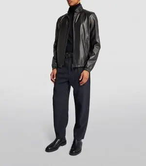 Giorgio Armani Leather Jacket