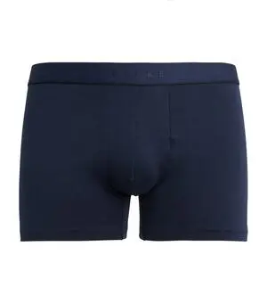 Falke Egyptian Cotton Boxer Briefs - Navy