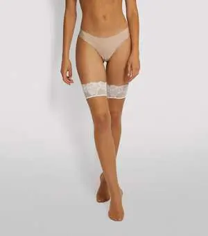 Wolford Nude 8 Lace Stay-up Stockings