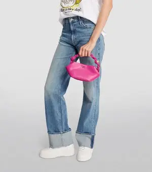 GANNI Mini Leather Bou Top-handle Bag