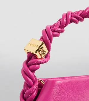 GANNI Mini Leather Bou Top-handle Bag