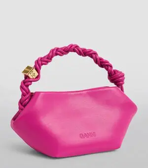 GANNI Mini Leather Bou Top-handle Bag