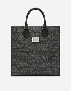 Dolce & Gabbana Coated Jacquard Shopper - Print
