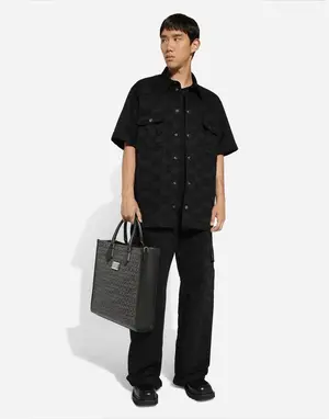 Dolce & Gabbana Coated Jacquard Shopper