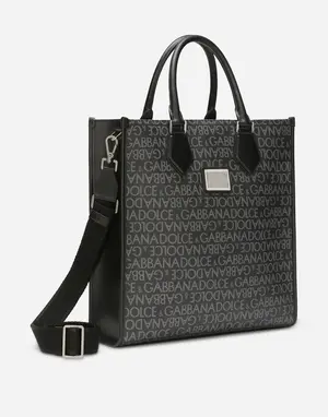 Dolce & Gabbana Coated Jacquard Shopper