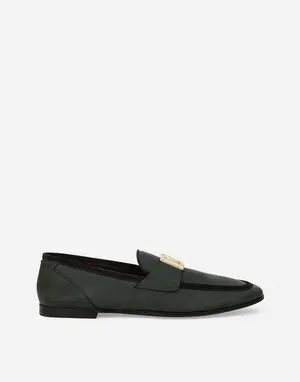 Dolce & Gabbana Calfskin Loafers With Dg Logo