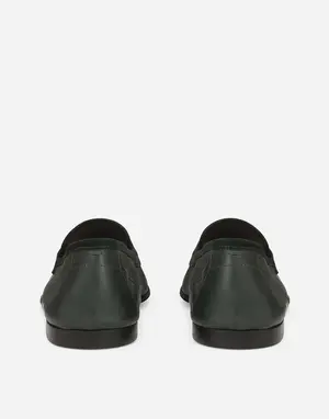 Dolce & Gabbana Calfskin Loafers With Dg Logo