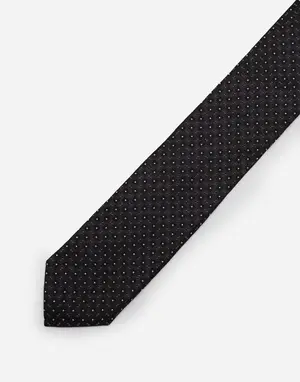 Dolce & Gabbana Silk Jacquard Neck Tie With Dg Logo - Blue