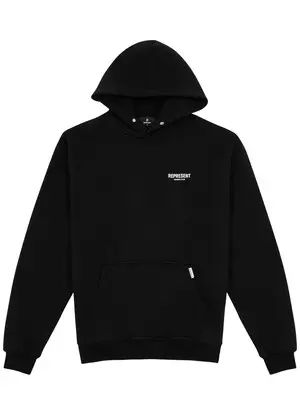 REPRESENT Owners Club Hooded Cotton Sweatshirt