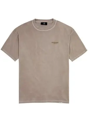 REPRESENT Owners Club Logo Cotton T-shirt - Brown