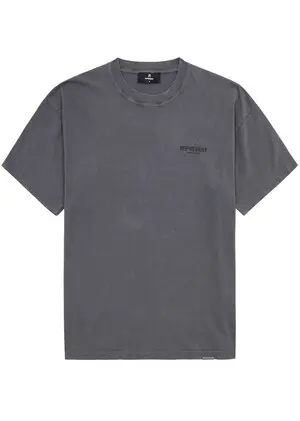 REPRESENT Owners Club Logo Cotton T-shirt - Grey