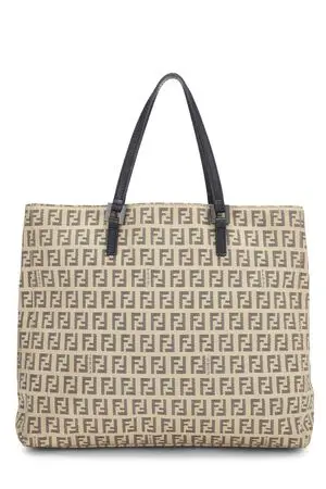 Fendi Zucchino Tote - Black