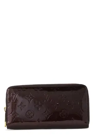 LOUIS VUITTON Amarante Monogram Vernis Zippy Continental Wallet - Purple