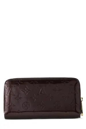 LOUIS VUITTON Amarante Monogram Vernis Zippy Continental Wallet - Purple