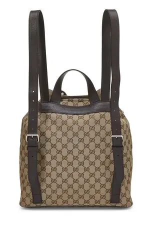 Gucci Original Gg Canvas Drawstring Backpack