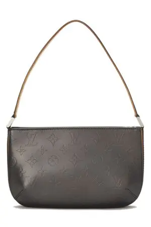 LOUIS VUITTON Monogram Vernis Mat Fowler Shoulder Bag - Grey