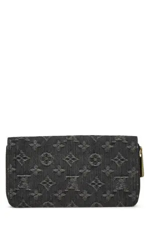 LOUIS VUITTON Monogram Denim Zippy Continental