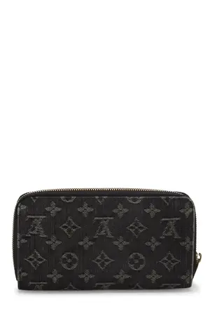 LOUIS VUITTON Monogram Denim Zippy Continental