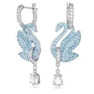 SWAROVSKI Swan Drop Earrings Blue