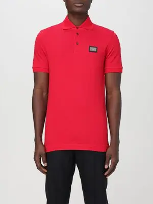 Dolce & Gabbana Polo Shirt Men Burgundy