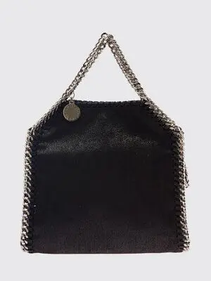 Stella McCartney Falabella Alter Mat Handbag With Chain Trim - Black